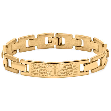 Click here for Mens 18K Gold Plated Stainless Steel Spanish Lords... prices