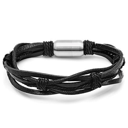 Click here for Mens Stainless Steel Wrap Bracelet  One Size prices