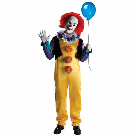 Click here for Mens It Pennywise Deluxe Clown 5-pc. Costume  One... prices