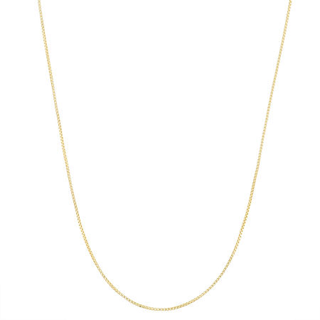 Click here for Unisex Adult 14K Gold Over Silver 22 Inch Box Chai... prices