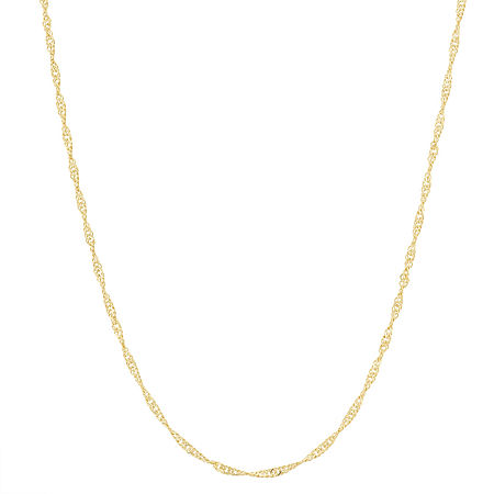 Click here for Unisex Adult 14K Gold Over Silver 22 Inch Wheat Ch... prices