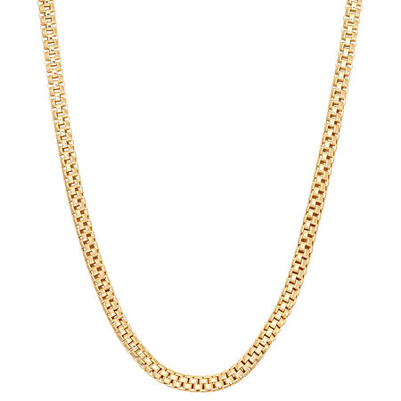 Click here for Unisex Adult 14K Gold Over Silver 18 Inch Chain Ne... prices