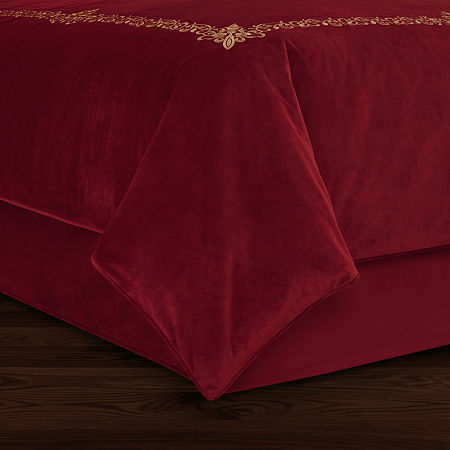 Click here for J Queen New York Noelle Bedskirt  Queen - Crimson prices