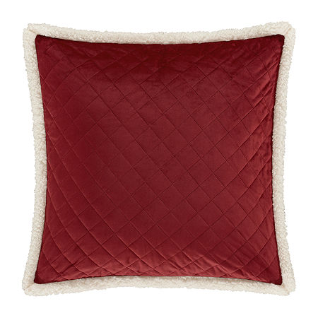 Click here for J. Queen New York Casey Sherpa Crimson Euro Quilte... prices