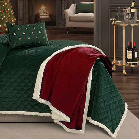Click here for Queen Street Cozy Midweight Throw  One Size  Red prices