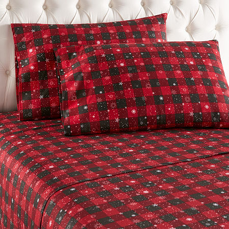 Click here for Micro Flannel(R) Buffalo Snowflakes Printed Deep-P... prices