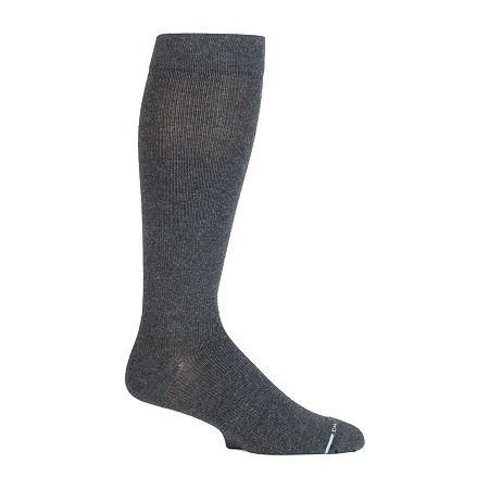 Click here for Dr.Motion Mens 1 Pair Knee High Socks  10-13  Gray prices