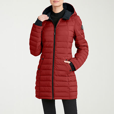Click here for Hfx Womens Hooded Lightweight Puffer Jacket  Mediu... prices