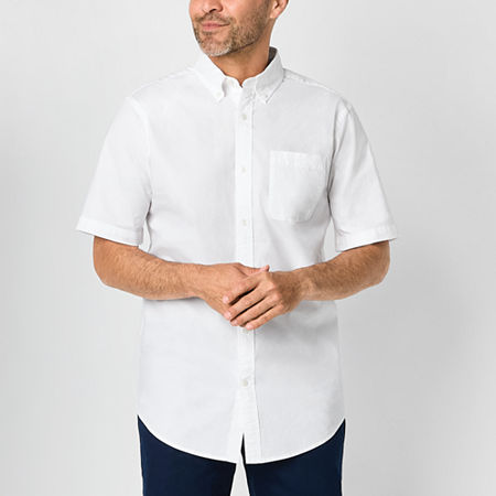 Click here for St. Johns Bay Stretch Poplin Mens Short Sleeve Cla... prices