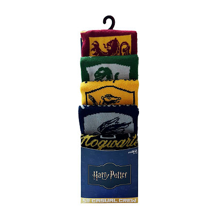 Click here for Mens 5 Pair Harry Potter Crew Socks  10-13  Red prices