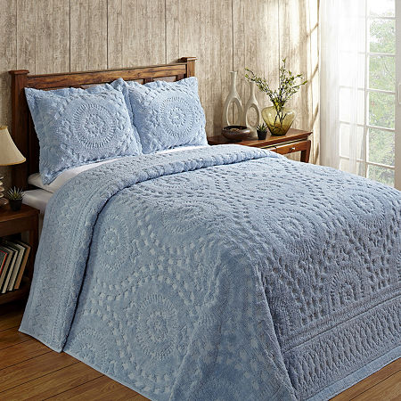 Click here for Better Trends Rio Bedspread  One Size  Blue prices