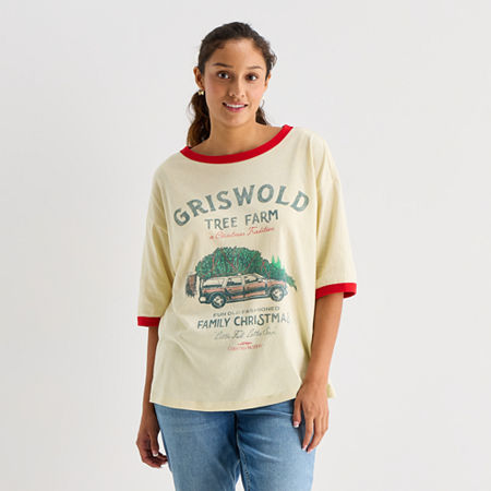 Click here for Griswalds Oversized Tee Womens Juniors Crew Neck S... prices