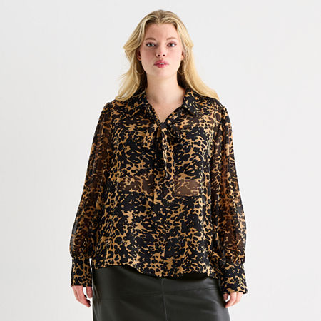 Click here for Worthington Womens Plus Long Sleeve Blouse  3x  Bl... prices