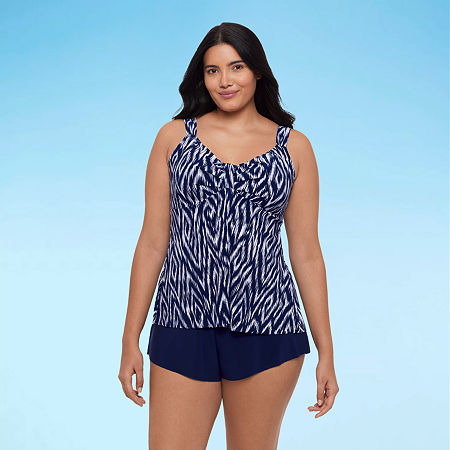 Click here for Trimshaper Womens Abstract Tankini Swimsuit Top  8... prices