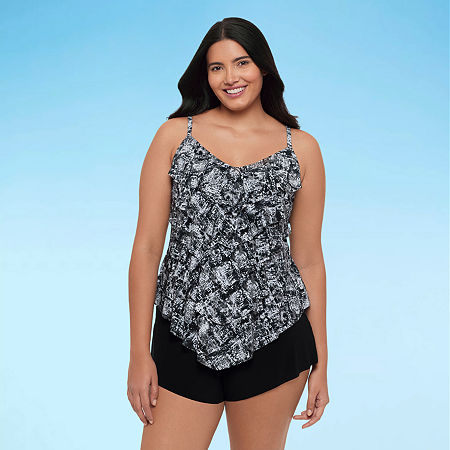 Click here for Trimshaper Womens Animal Print Animal Tankini Swim... prices