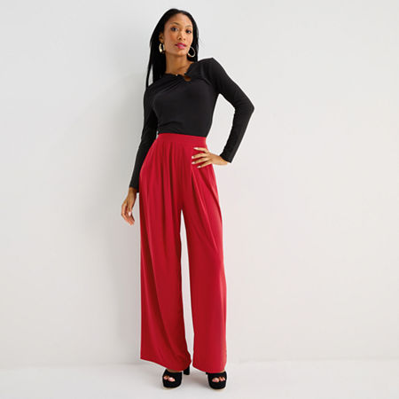 Click here for Bold Elements Womens Wide Leg Pleated Pant  Petite... prices