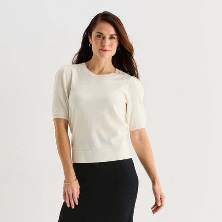 Click here for Liz Claiborne Womens Crew Neck Short Sleeve Pullov... prices