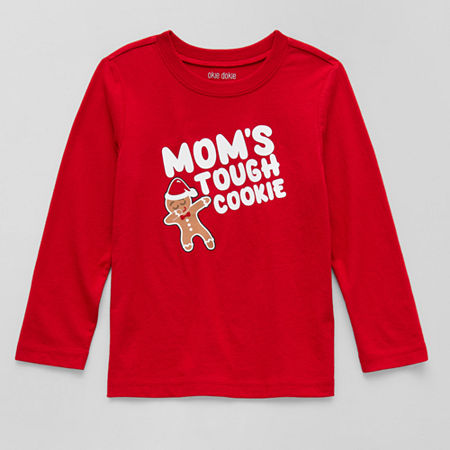 Click here for Okie Dokie Toddler & Little Boys Crew Neck Long Sl... prices