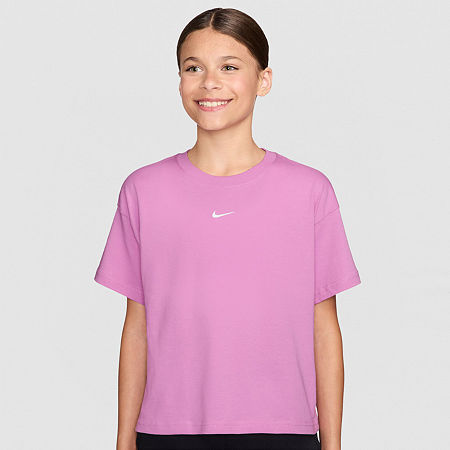 Click here for Nike Big Girls Sportswear Essential Cotton Swoosh... prices