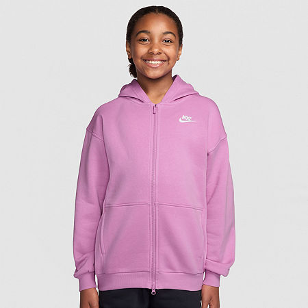 Click here for Nike Sportswear Girls Club Fleece Oversized Full-Z... prices