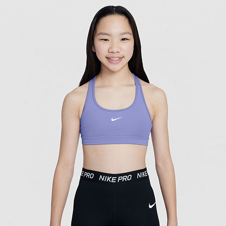 Click here for Nike Dri-Fit Swoosh Big Kid Girls Sports Bra  Medi... prices