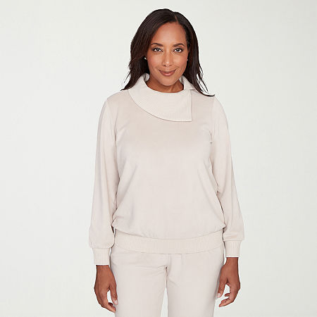 Click here for Alfred Dunner Calm Luxe Womens Cowl Neck Long Slee... prices