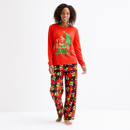 Click here for Womens Dr. Seuss Grinch Microfleece Crew Neck Long... prices