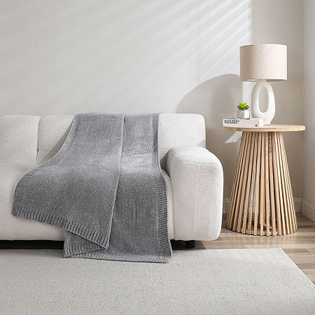 Click here for Chenille Midweight Throw  One Size  Gray prices
