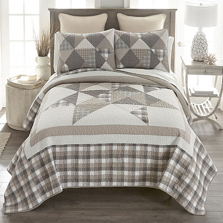 Click here for Donna Sharp Smoky Star Cotton Quilt Set  One Size... prices
