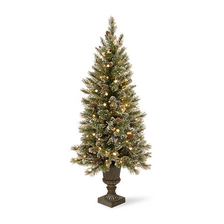 Click here for National Tree Co. 5 Foot Glittery Bristle Pin Pre-... prices