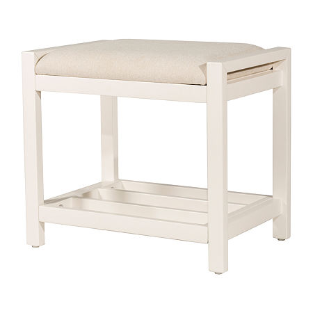 Click here for Hillsdale House Vanity Stool  One Size  White prices