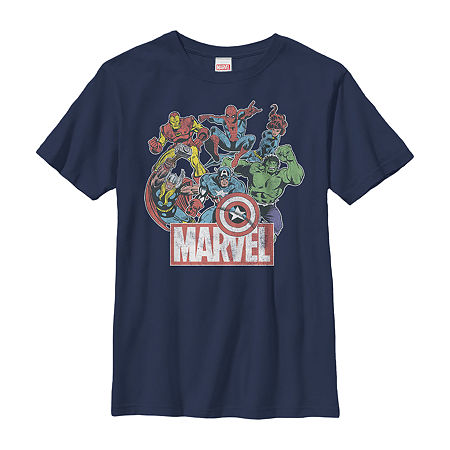 Click here for Little & Big Kid Boys Crew Neck Short Sleeve Regul... prices