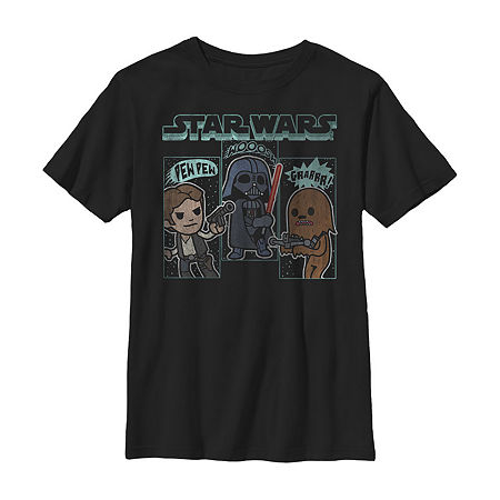 Click here for Little & Big Kid Boys Crew Neck Short Sleeve Regul... prices