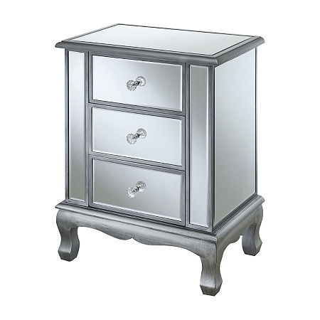 Click here for 3-Drawer End Table  One Size  Silver prices