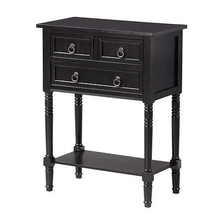 Click here for Kendra 3-Drawer Console Table  One Size  Black prices