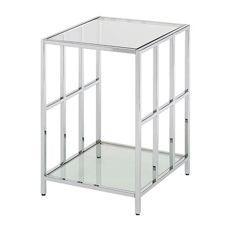 Click here for Metal End Table  One Size  Silver prices