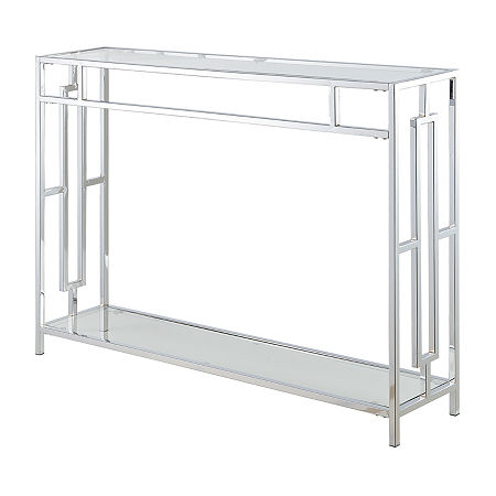 Click here for Town Square Console Table - Silver-Tone prices