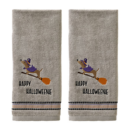 Click here for Saturday Knight Happy Halloweenie 2-pc. Hand Towel... prices