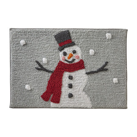 Click here for Saturday Knight Whistler Snowman Bath Rug  One Siz... prices