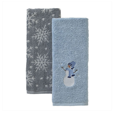Click here for Saturday Knight Snowman Sled 2-pc. Hand Towel  One... prices
