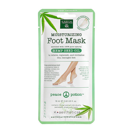 Click here for Earth Therapeutics Hemp Seed Oil Foot Mask  One Si... prices