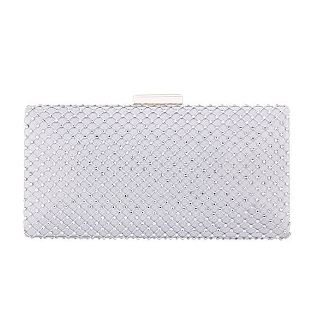 Click here for I. Miller Cisco Crystal Evening Bag  One Size  Sil... prices