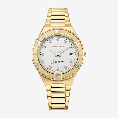 Click here for Bering Womens Gold Tone Stainless Steel Bracelet W... prices