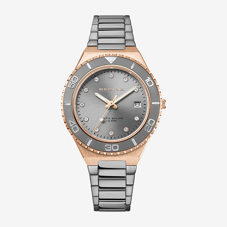 Click here for Bering Womens Gray Stainless Steel Bracelet Watch... prices