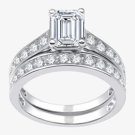 Click here for (G-H / Si2-I1) Womens 2 1/2 CT. T.W. Lab Grown Whi... prices