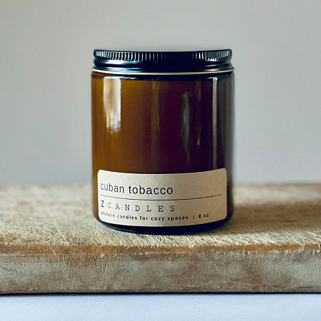 Click here for Z CANDLES 8 Oz Cuban Tobacco Single Wick Scented J... prices