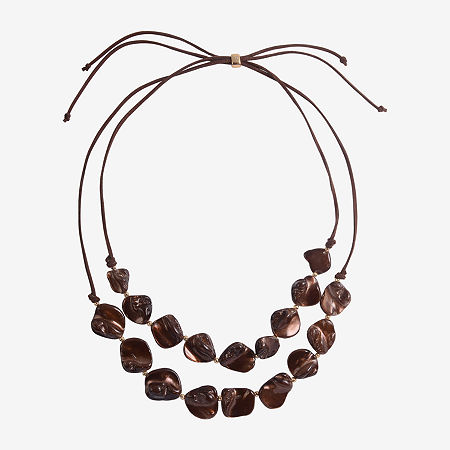 Click here for Mixit Gold Tone Womens Statement Necklace  One Siz... prices