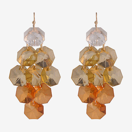 Click here for Mixit Gold Tone Womens Drop Earrings  One Size  Br... prices