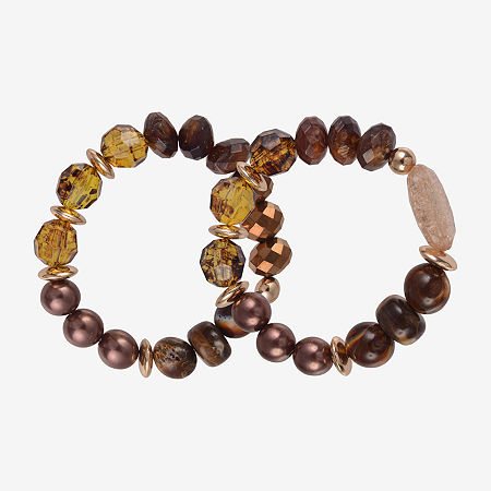 Click here for Mixit Gold Tone Womens 2-pc. Bracelet Set  One Siz... prices