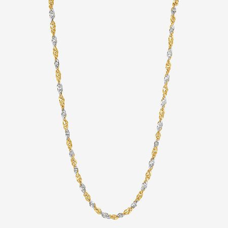 Click here for Mia Oro Womens 14K Gold 18 Inch Link Necklace  One... prices